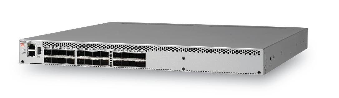 Used Refurbished Brocade 6505 BR-6505-12-16G-0R 24-Port 16GB FC Switch